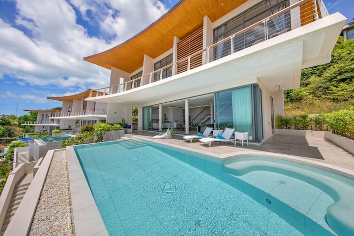 Luxury Pool 3 Bedrooms Villa Near Wat Plailaem - Ko Samui