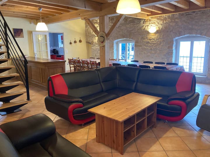 Gîte 5*,15p+/piscine Intérieure Chauffée-spa-sauna - Francia