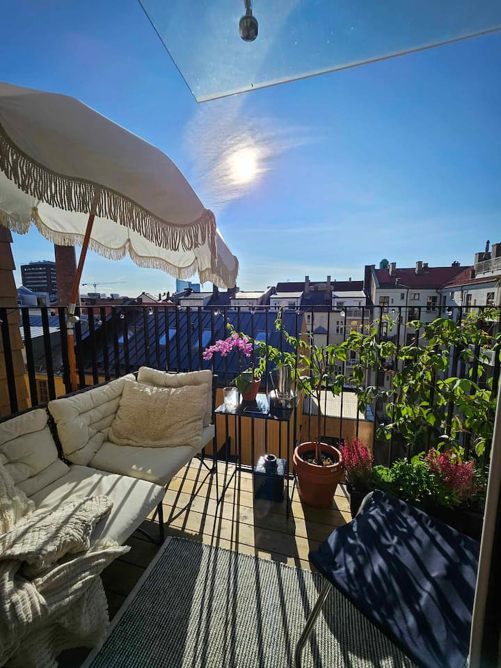 New Apartment, 3 Bedrooms, Elevator Sunny Balcony - Oslo