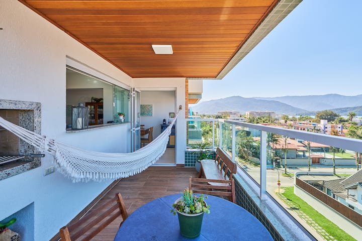 Vista Pro Mar Com Alto Padrão Em Ubatuba -3quartos - Ubatuba