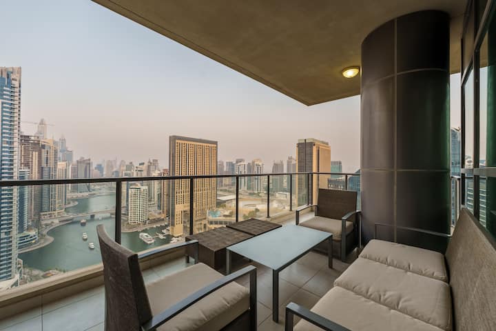 Dreamy Apt W/ Jaw-dropping Marina Views - Dubai Marina