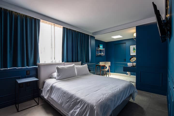 Blue Room Near Presa De La Olla + Terrace + Views - Guanajuato