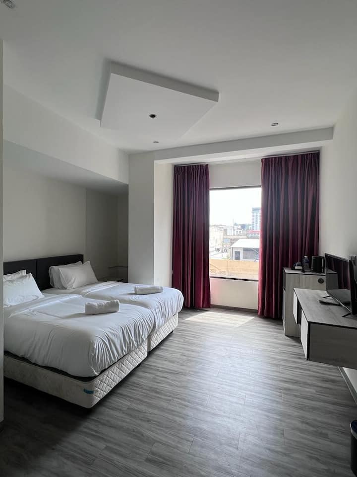 Kingston Kl | Tourist Top Rated Twin Bed Room - Kuala Lumpur