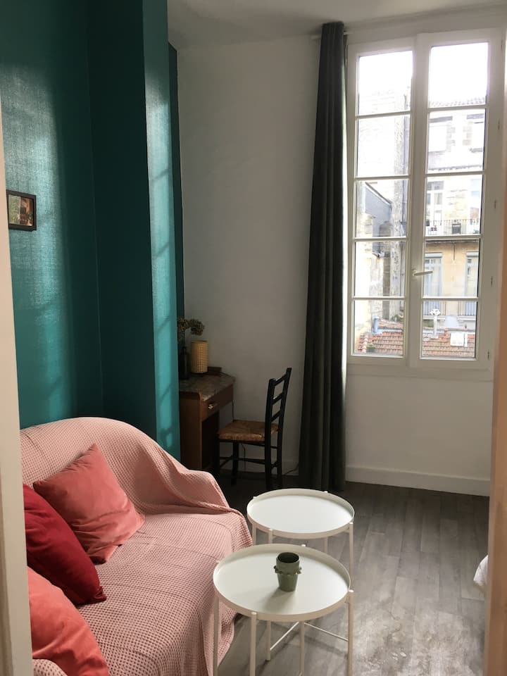 Studio Calme Au Centre De Bordeaux 5* Vue Jardin - Burdeos