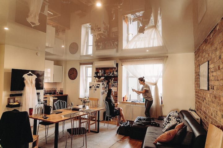 5th Floor Apartment 24h Self Check-in Free Park - Riga
