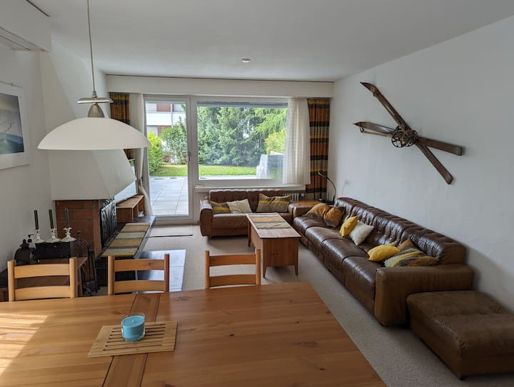Schöne Wohnung Mit Terrasse Nahe Laax Talstation - Laax