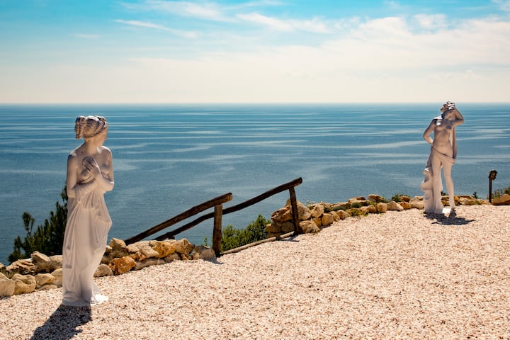 Koumaros Villas-villa With Sea View-capacity 6+2 - Halkidiki