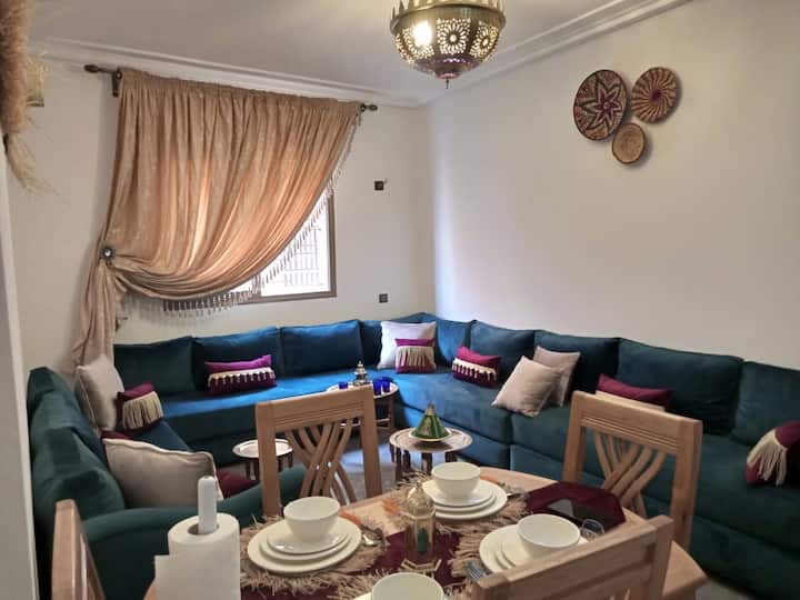 Near Gueliz 2-br Flat | Quiet, Fast Wi-fi, Ac - Marrakesh