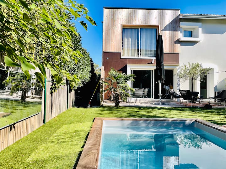 Maison Cocooning Avec Piscine - Bordeaux