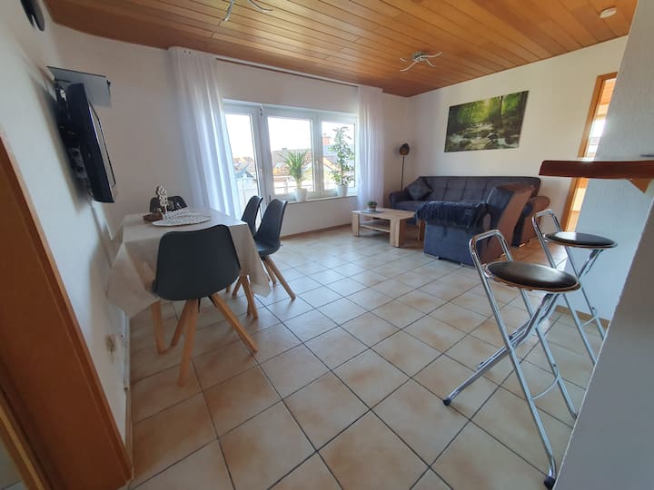 Ferienwohnung F. 4 Personen, 3zi, Kü, Bad, Balkon - Rheinstetten