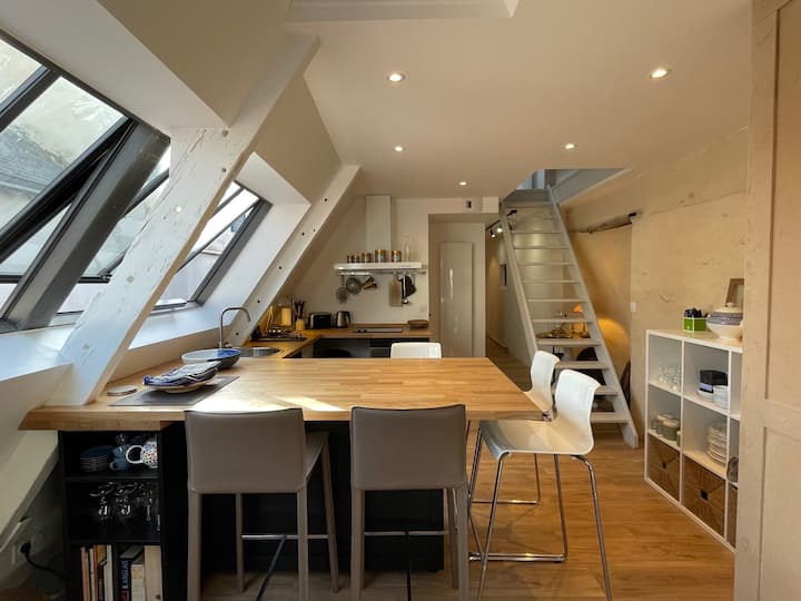 Plein Centre Duplex Rénové - Vannes