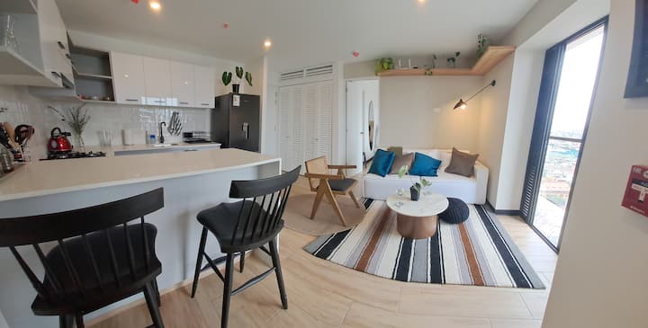 Flat A1 Cerca Al Malecón Con Vista Al Mar & Ciudad - Peru