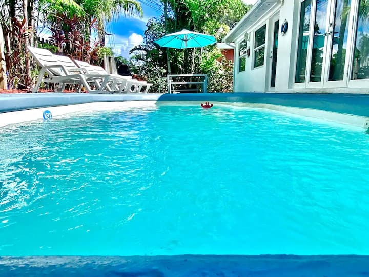 5bd House - Pool+bbq+king Beds | 3 Min To Beach - Hollywood, FL