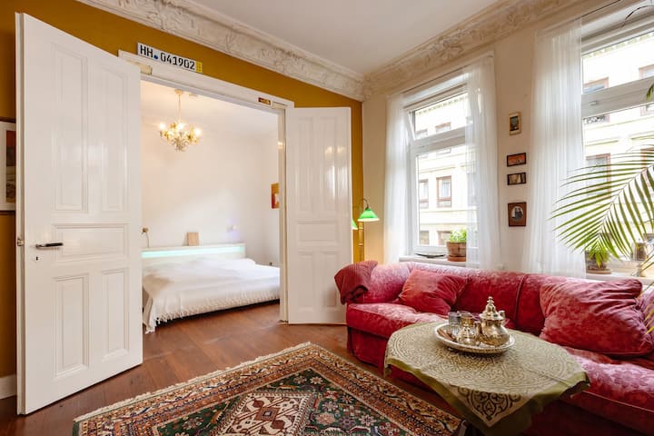Charmante 3-zimmer-etage, Balkon, Eigener Zugang - Hamburg