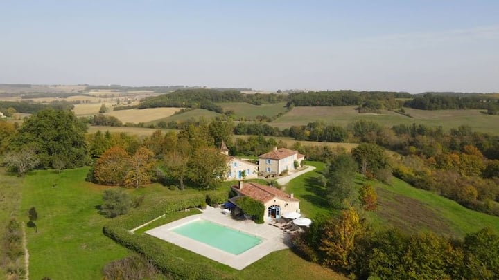 Maison Gasconne Avec Piscine - Lectoure