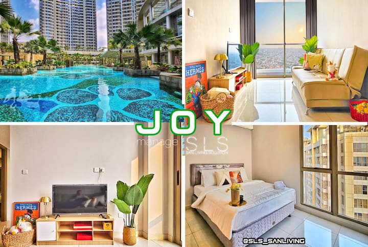 Joy By San | 3 Br Inside Hublife Taman Anggrek Mal - Jakarta