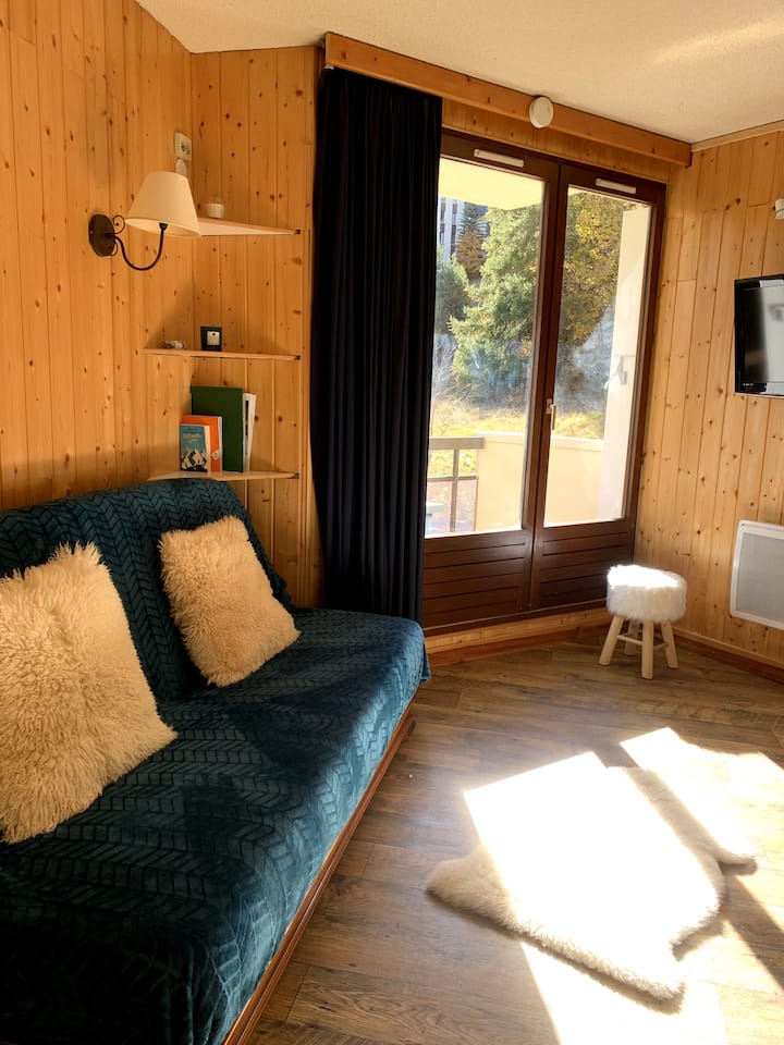 Coquet Studio à 1500m Comme Un Chalet - Pra-Loup