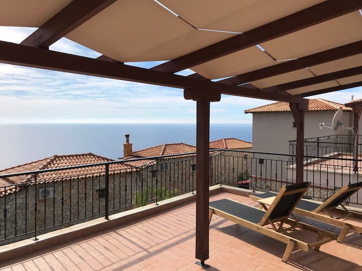 Koumaros Villas-garden View-capacity 7+2 - Halkidiki