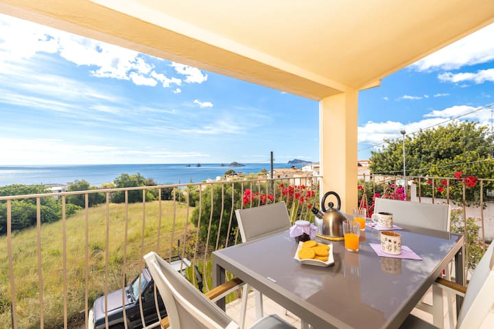 Pink Apartment With Sea View Terrace - Santa Maria Navarrese