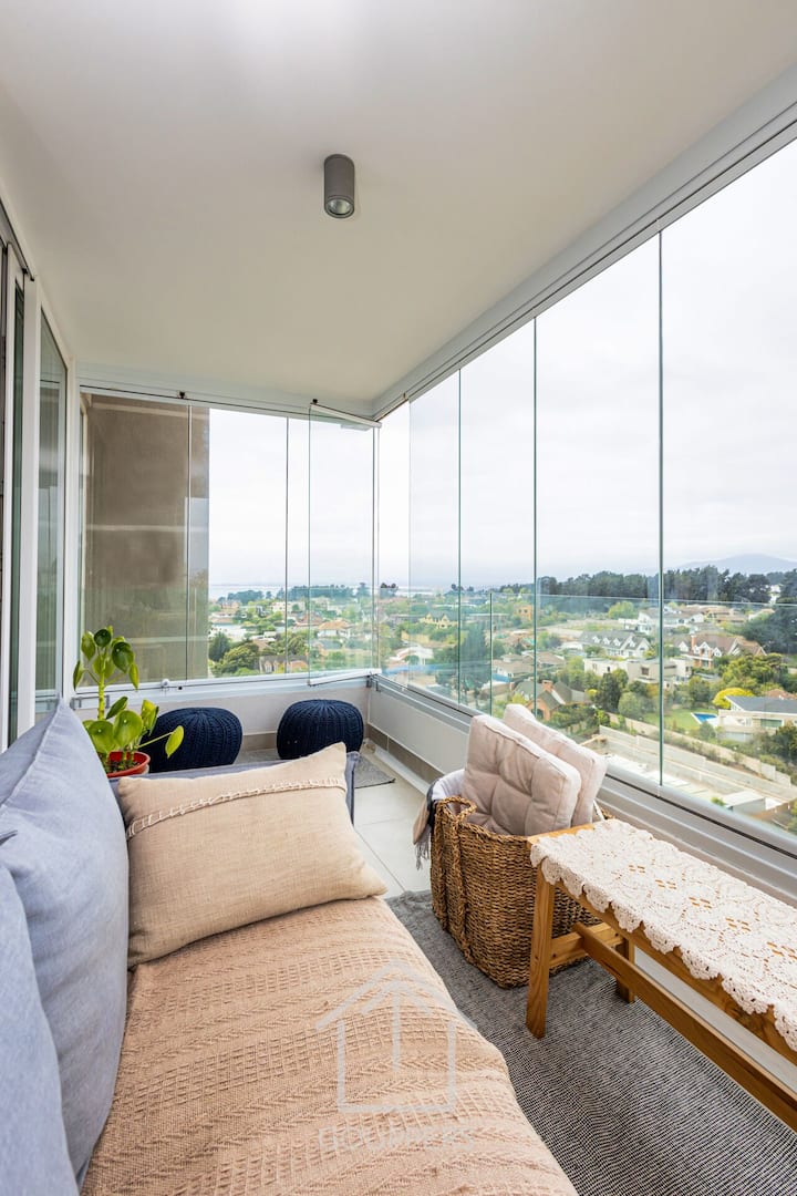 Vista Al Mar Y Bosque, Perfecto Para Ti - Concón