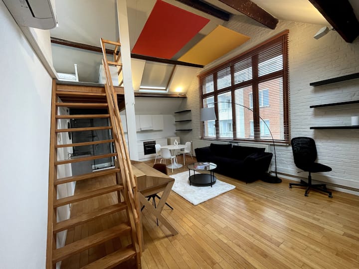 Luminous Loft Near Eu Institutions, Ulb & Delta - Ixelles