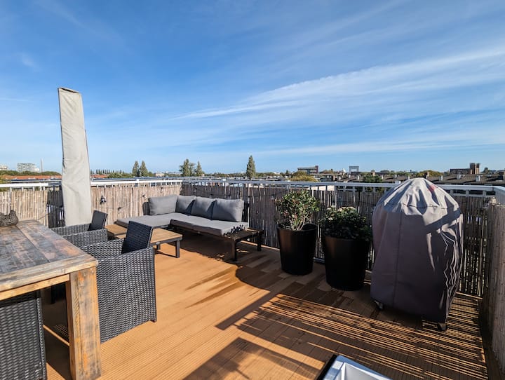 Beautiful Penthouse With Rooftop Near The Jordaan - 阿姆斯特丹