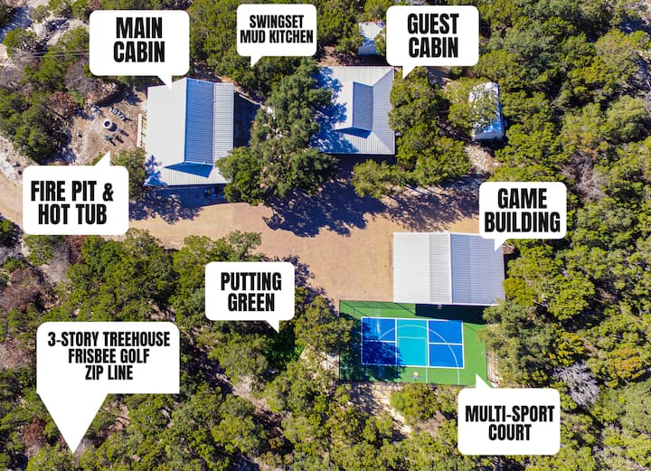 16-acre Hilltop Hideaway•pickleball Court•hot Tub• - Texas