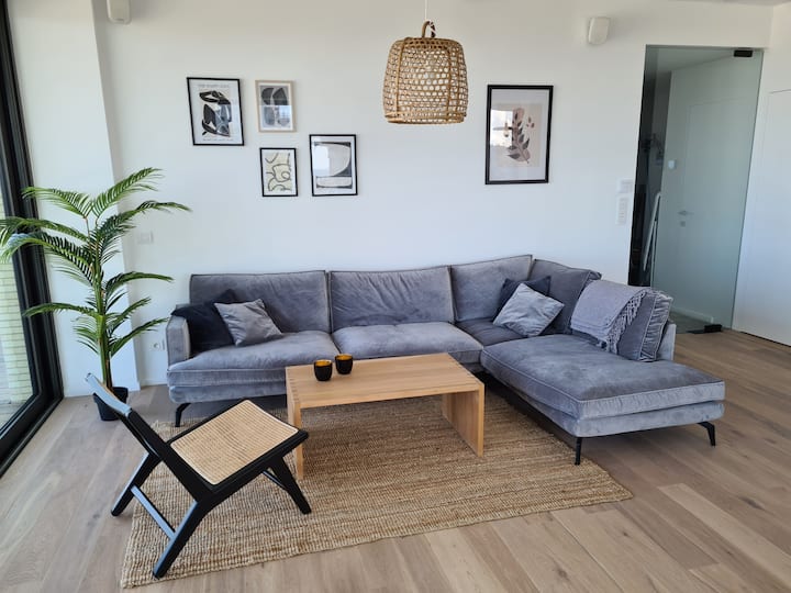 Sea View, 40m² Terrace With Pool, Gym & Parking - Ostende