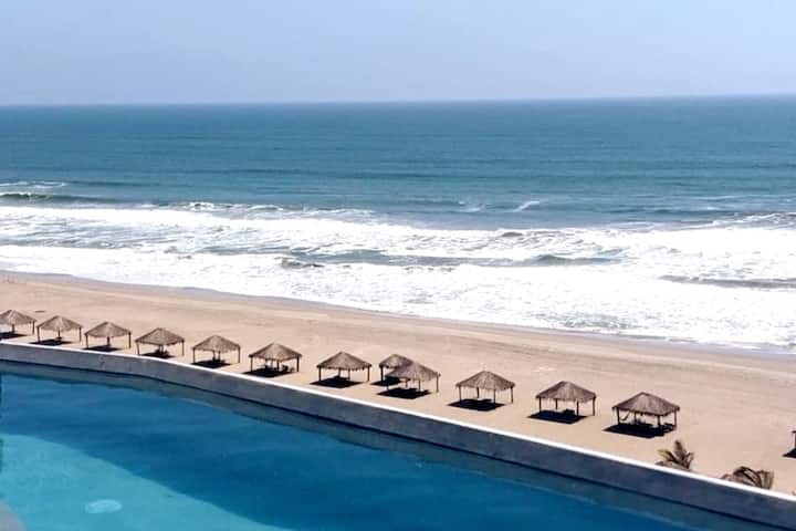 Vista Espectacular En Casa De Playa Con Piscina. - San Vicente de Cañete