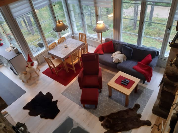 Komea Kelomökki Pyhäranta Hienolla Näköalalla - Kuusamo