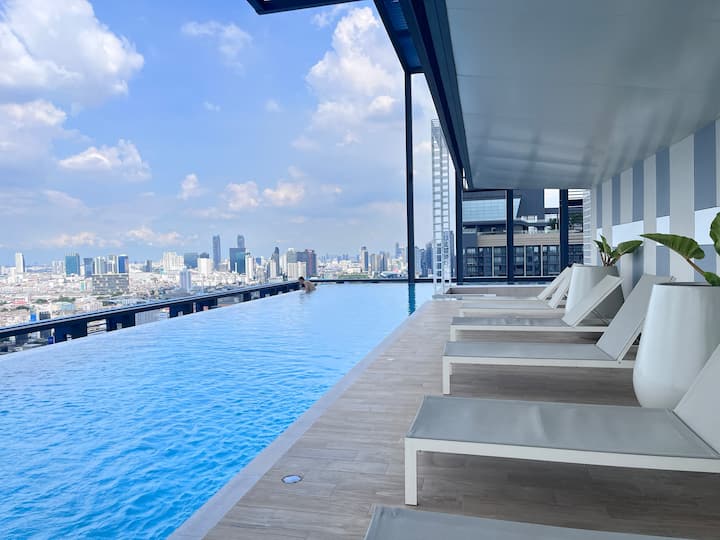 【Low Monthly Rent】open-air Pool/bts/erawan Shrine - Bangkok