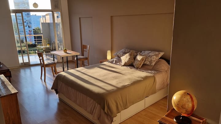 Very Bright Apartment Queen Bed + Terrace /Palermo - Argentina