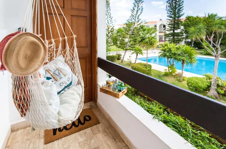 3br Depto Zona Hotelera, Piscina, A/c, Wifi - Cancún