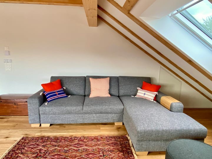 Cosy 1-bedroom Rooftop Apartment - Kanton Thurgau