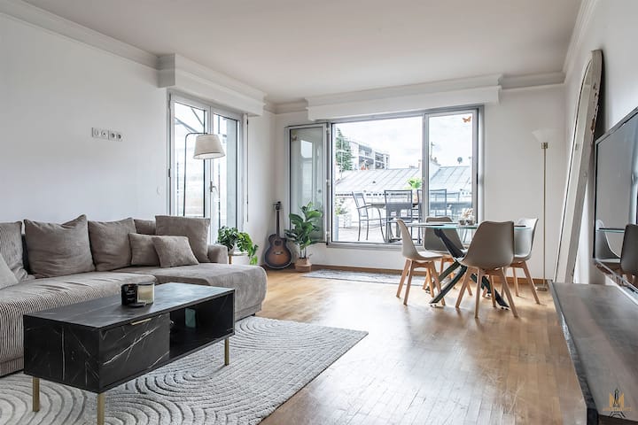 Magnificient Terrace 6 Pers Flat - Paris