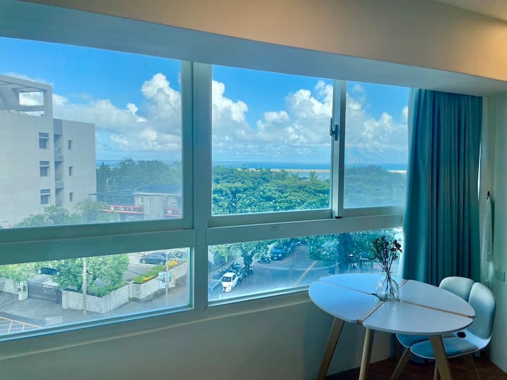 海景兩房(六人)渡假宅Seaview Apartment (For 6) Near Beach - Hualien County