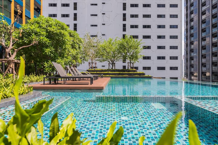 Monthly! Sukhumvit Nana Spacious 2br Near Bts Arl - Bangkok
