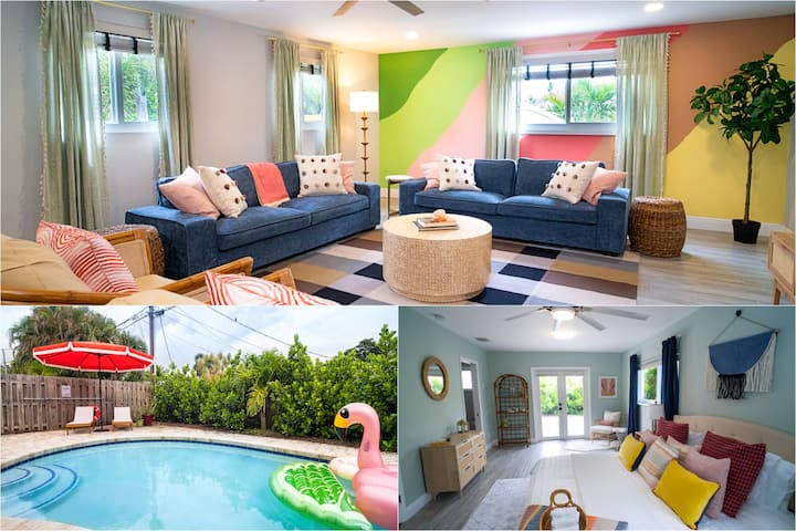 Relaxing-private Backyard Pool-10 Min To Beach-bbq - Pompano Beach, FL