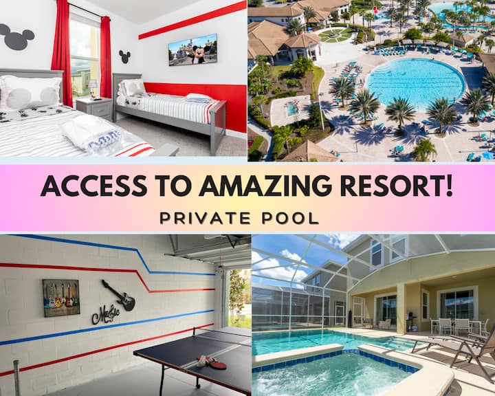 6br / 5 Ba | Private Pool! - Lake Buena Vista, FL