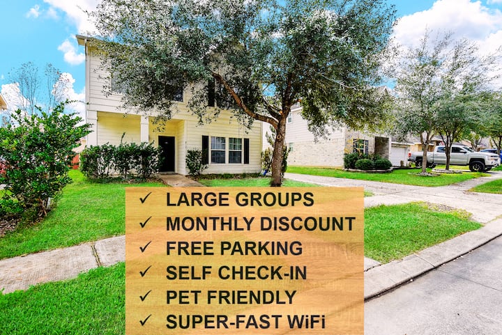 Spacious 7br Home In Conroe – Relax & Unwind! - Lake Conroe, TX