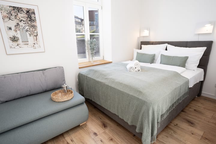 Zuse Premium Studio Apartment Bad Küche Wlan Tv B2 - Bad Hersfeld