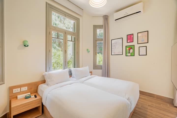 Brassbell Zamalek Daoud Studio W/ Shared Garden 6 - Kairo