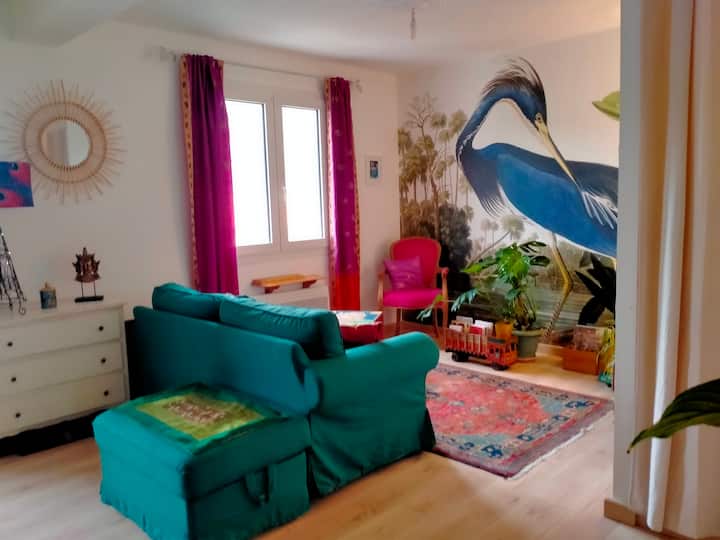 Maison à Foix, Ariège. 3 Chambres. Extérieur, Vue. - Foix