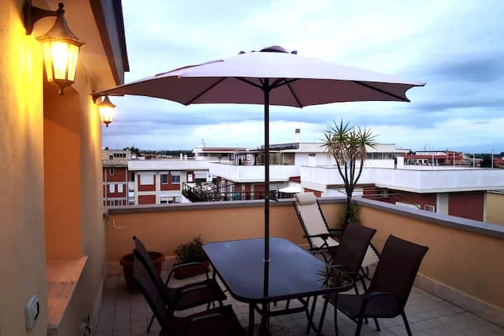 Cosy Penthouse Loft With View - Rom