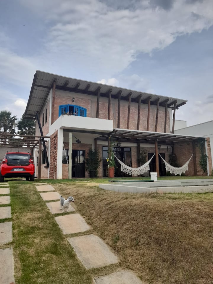 Suíte 2: Casa Com Piscina/lareira - Holambra