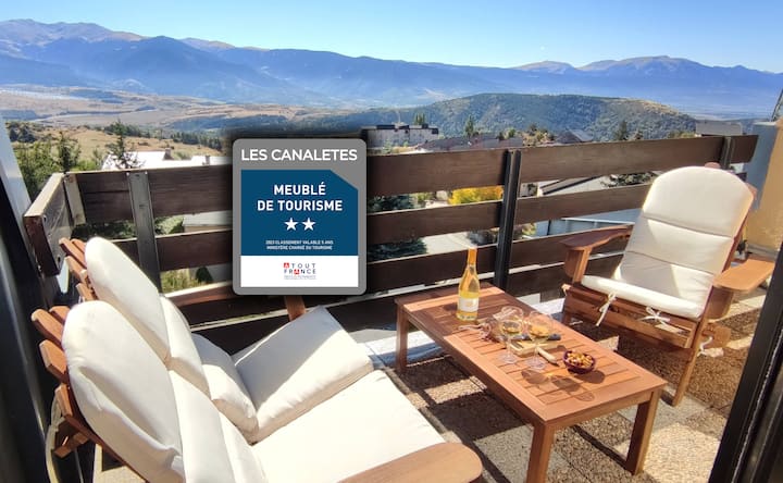 Studio Les Canaletes, Avec Vue Imprenable - Bolquère