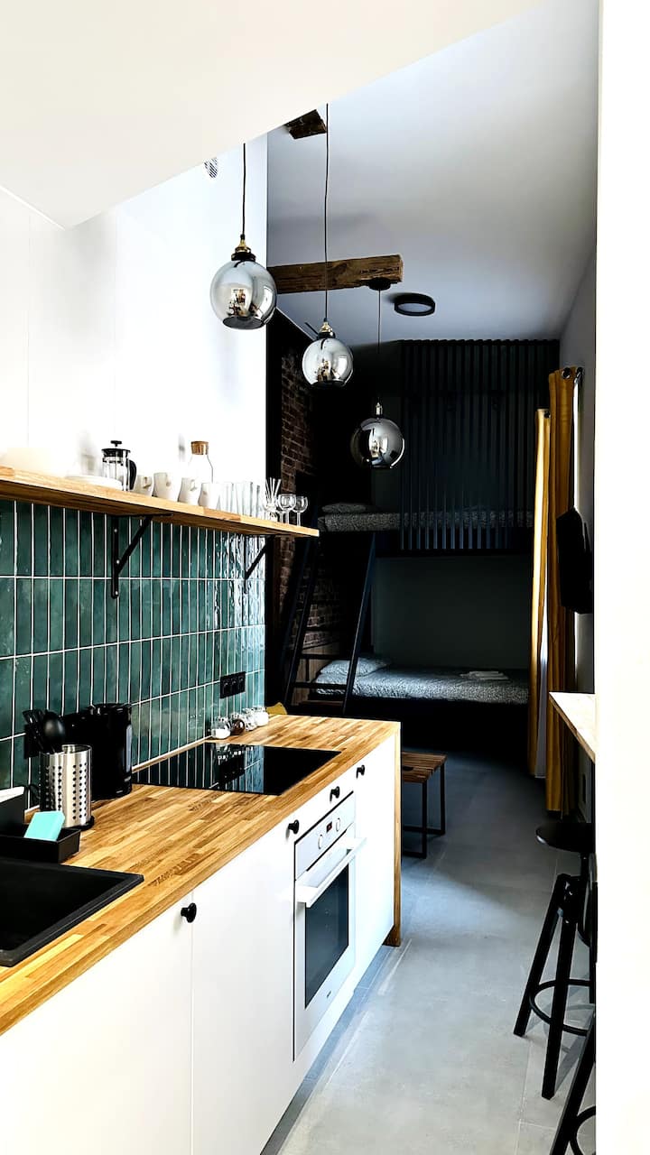 3418b_kościuszki Charming & Cozy Loft - Katowice