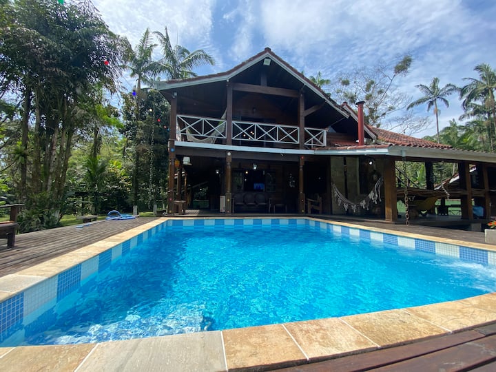 Linda Casa Na Praia De Cambury - Sp  (4) - São Sebastião