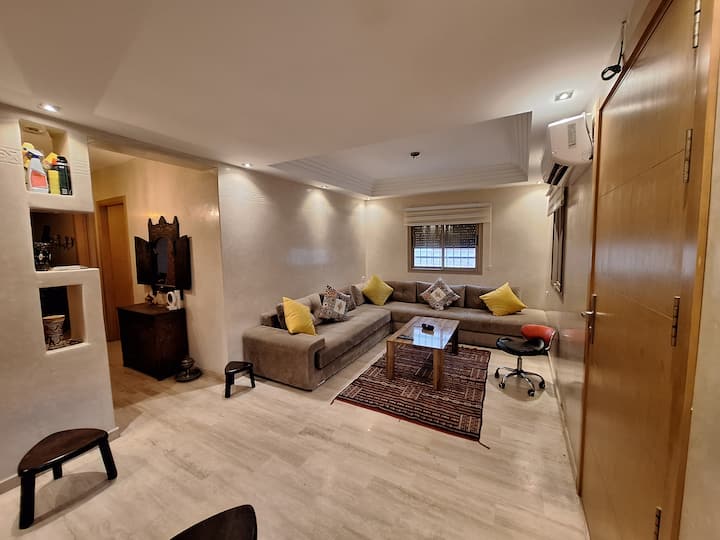 Superbe Appartement Avec Jardin Rez-de-chaussée - Agadir