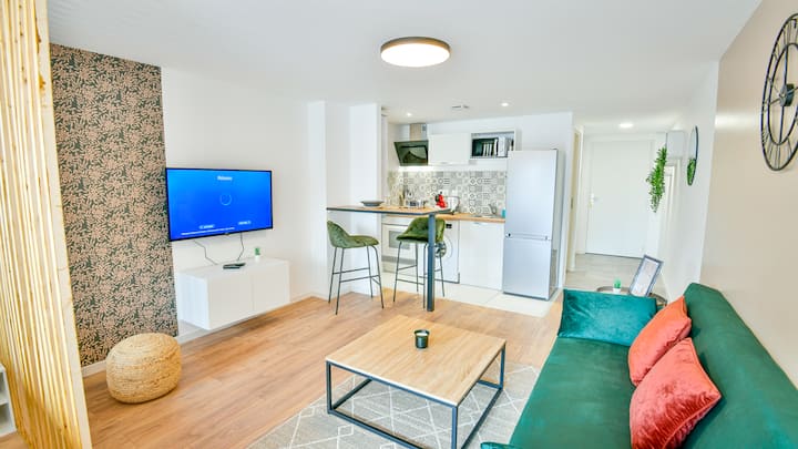 Studio Magda : Fibre & Tv - Calme - Confortable - Saint-Quentin